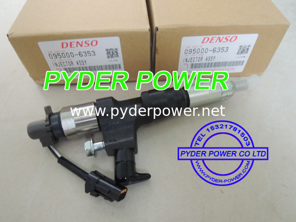 DENSO Injector 095000-6351 / 095000-6352 / 095000-6353 Hino Kobelco ...